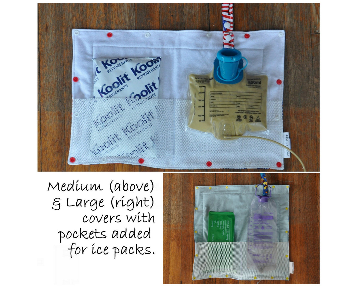 Custom Made Insulated Feeding Pump Bag Cover / IV Bag Cover to keep yo ...